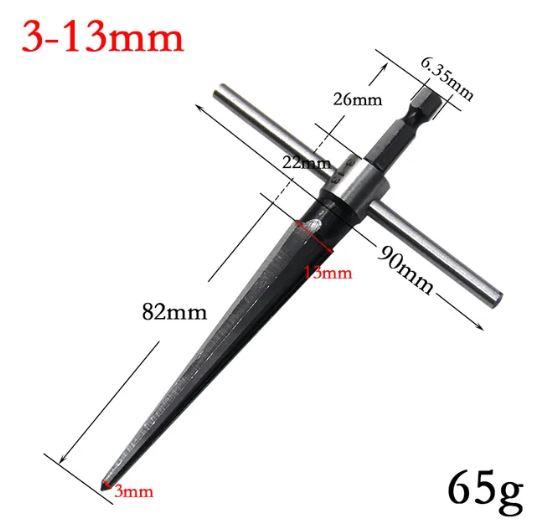 Razvrtač TAPER RAJBER HEX 3-13mm 5-16mm meki materijal drvo plastika