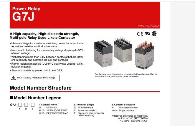 RELEJ OMRON G7J-4A-B 4xno ZA 25A SVITAK 24VDC/83mA SA NOSAČEM(OSIJEK)