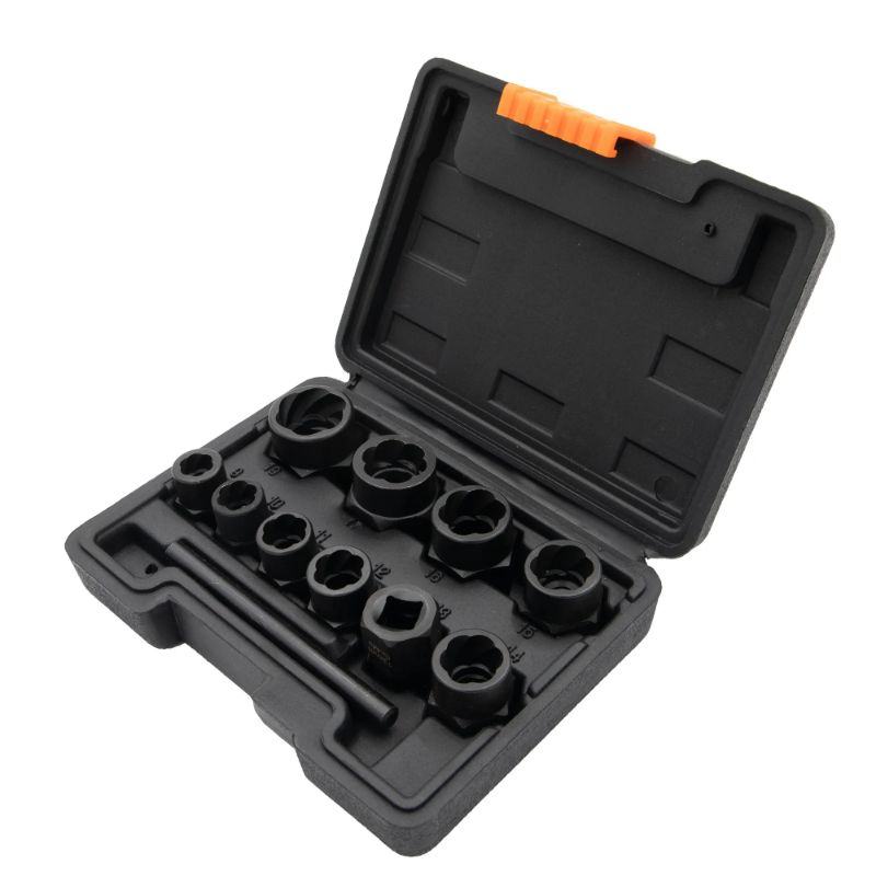 Set za izvlačenje oštećenih vijaka i matica, 11 kom