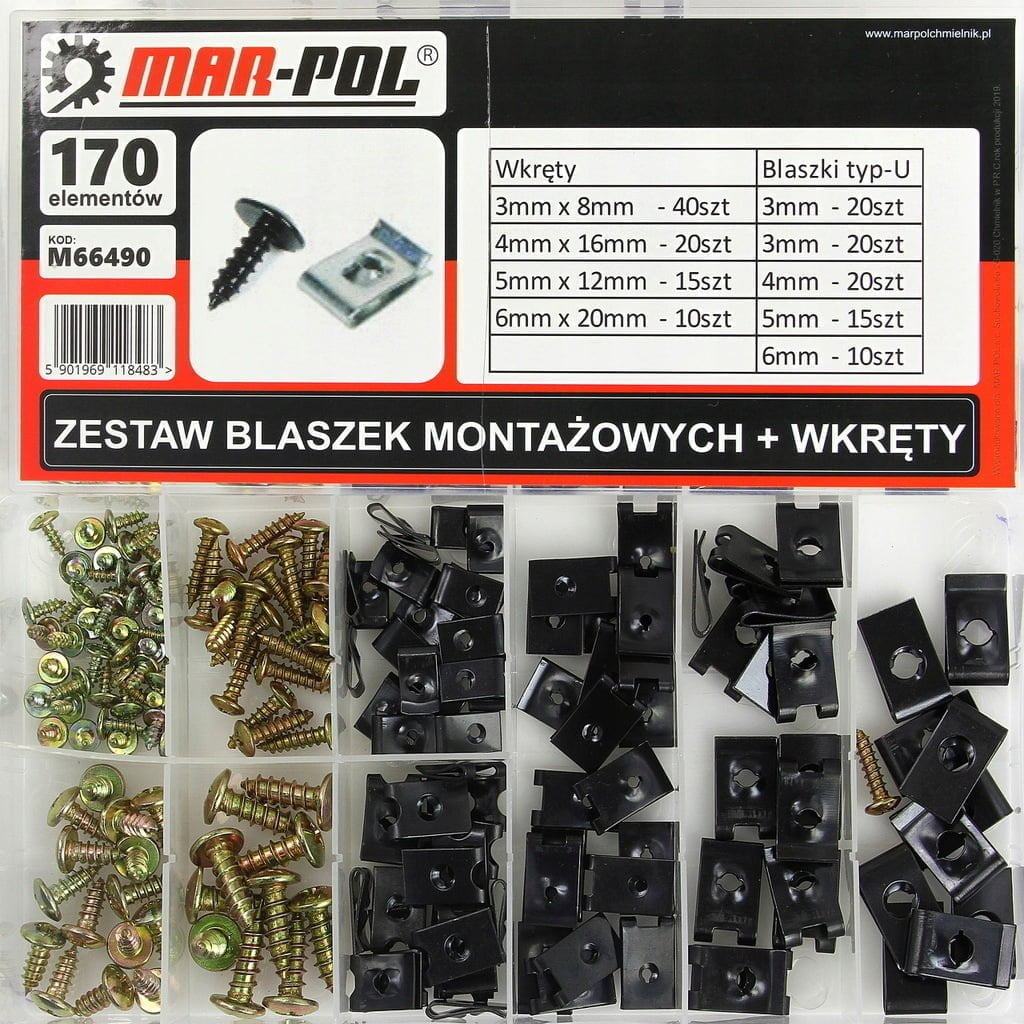 Montažni komplet U CLAMP + Vijci 170 PCS