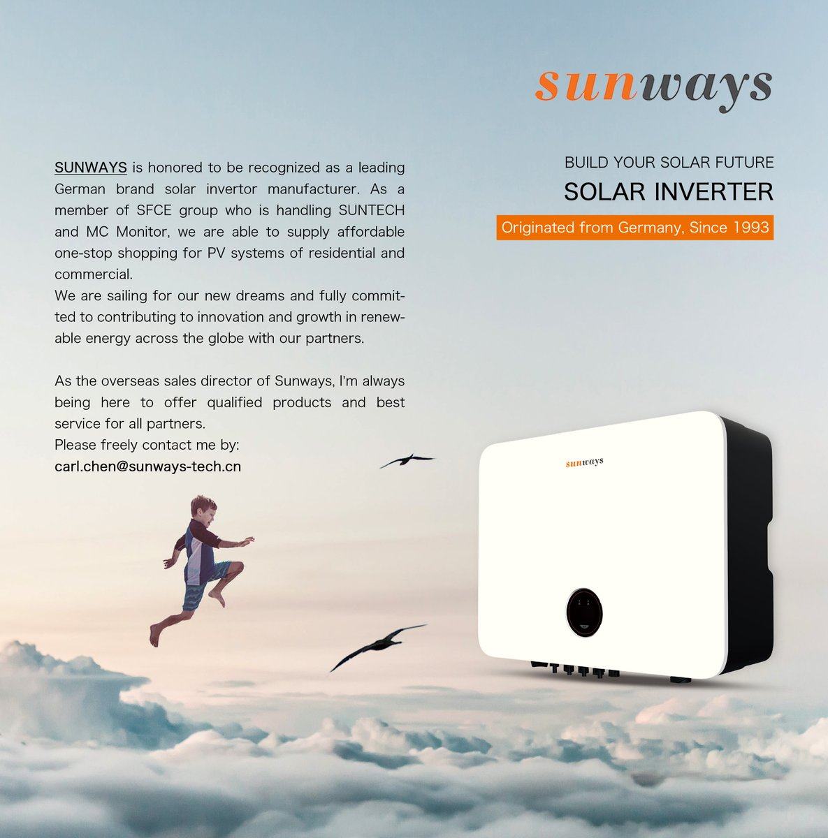 Sunways Inverters monophase - triphase Europe