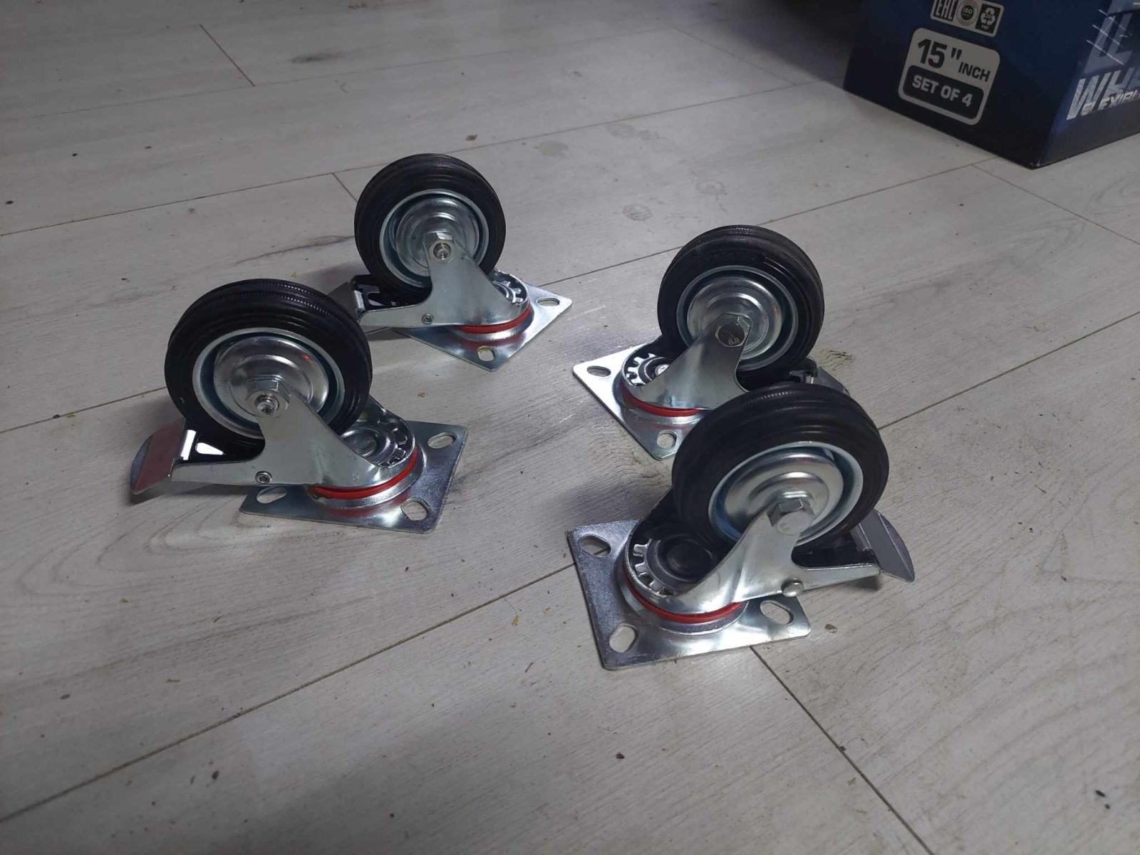 transportni okretni kotaci s kocnicom 75mm