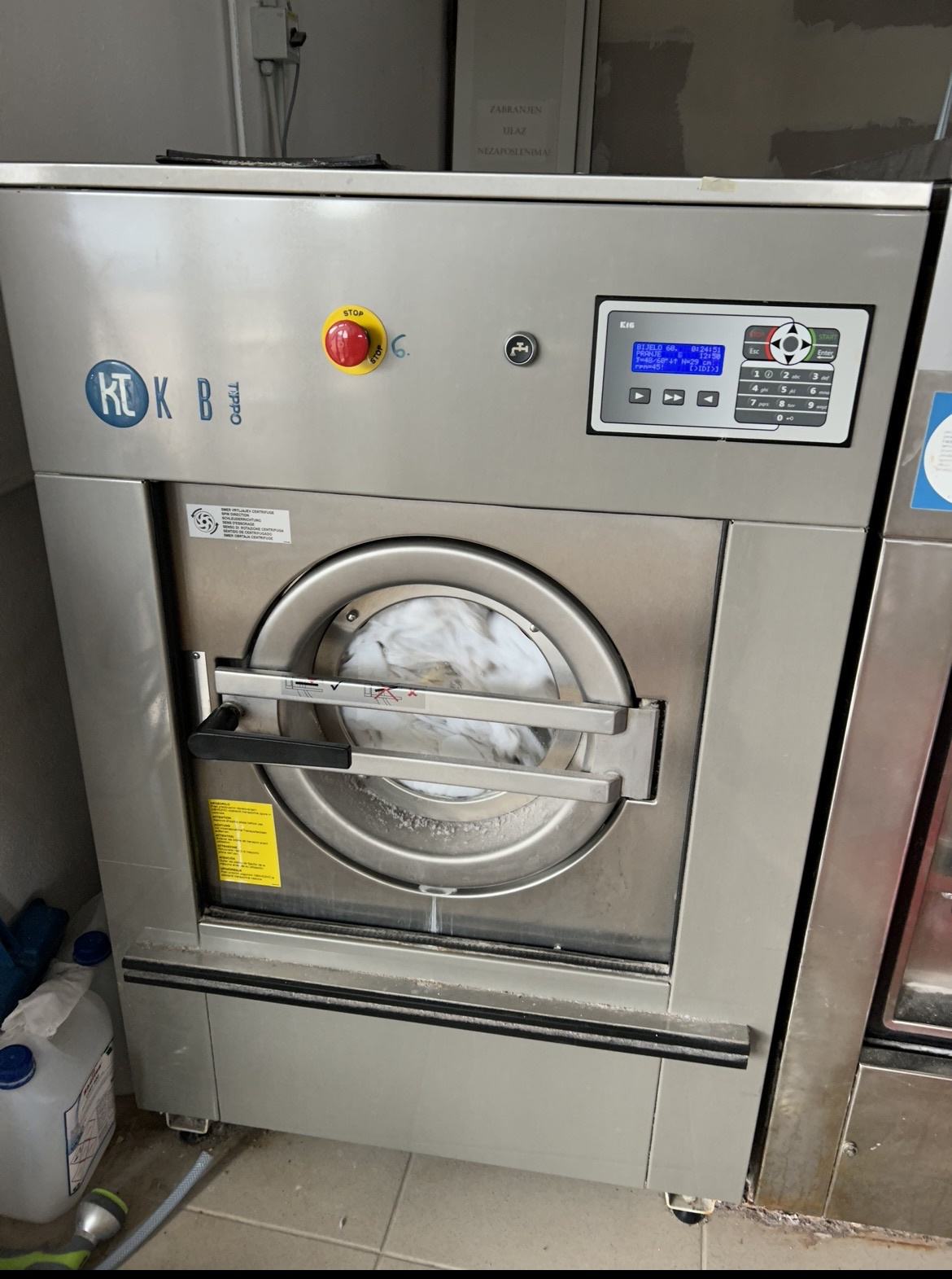 Profesionalna perilica rublja Krebe Tippo 15kg