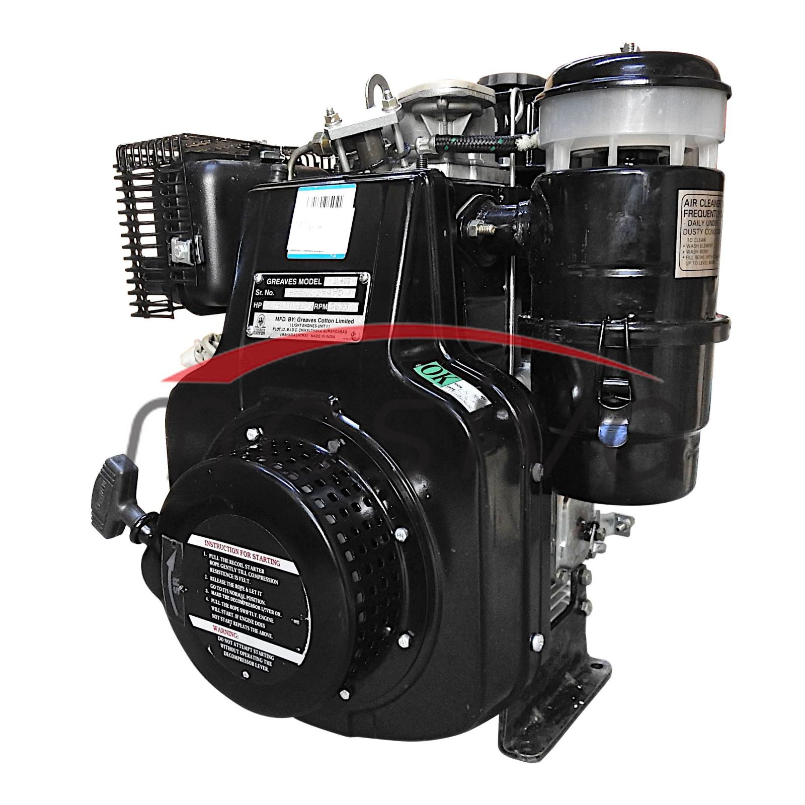 MOTOR 6LD-400 POLJOPRIVREDNI ELEKTRO START+RUČNI START SA POVRATOM 8