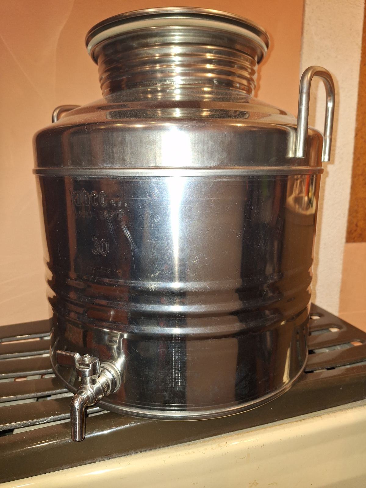 Inox bačva/posuda/spremnik za ulje od 30 litara