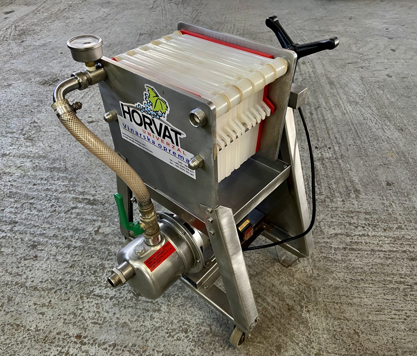 Inox pločasti filter 12