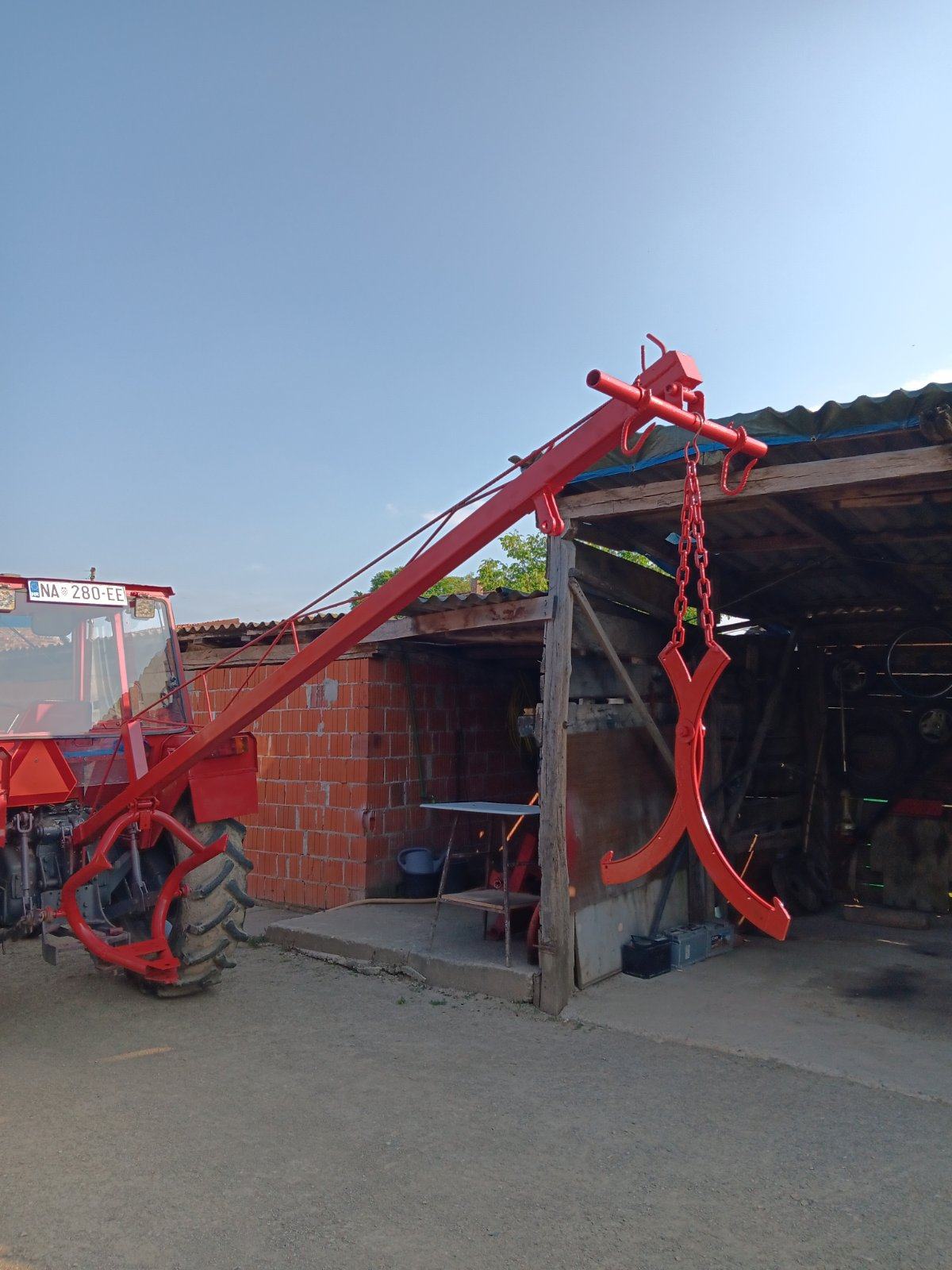 Traktorska vješala za bravce i škare za trupce