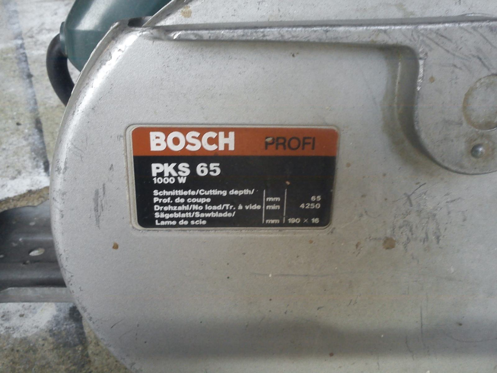 Ručni cirkular BOSCH profi PKS 65 1000W