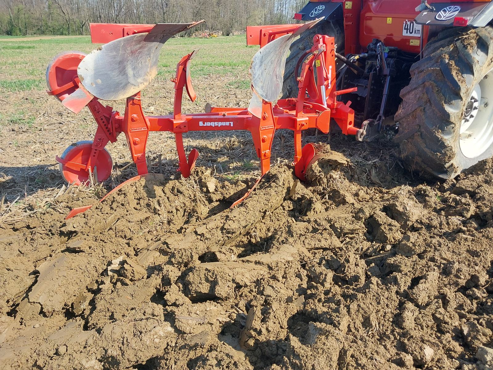 Landsberg 2 brazde s kotači plug