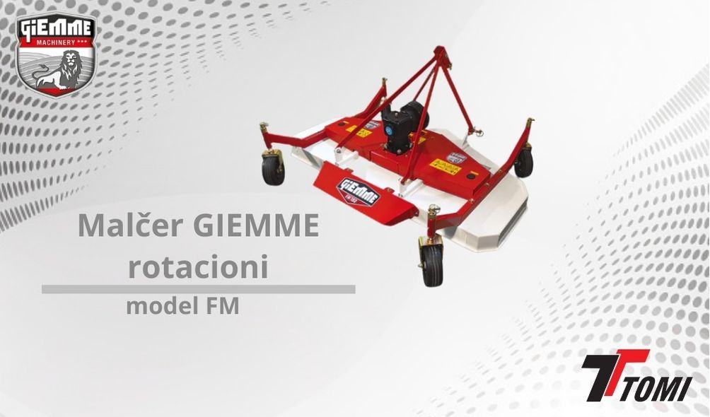 Malčer Giemme rotacioni FM 120,150,180
