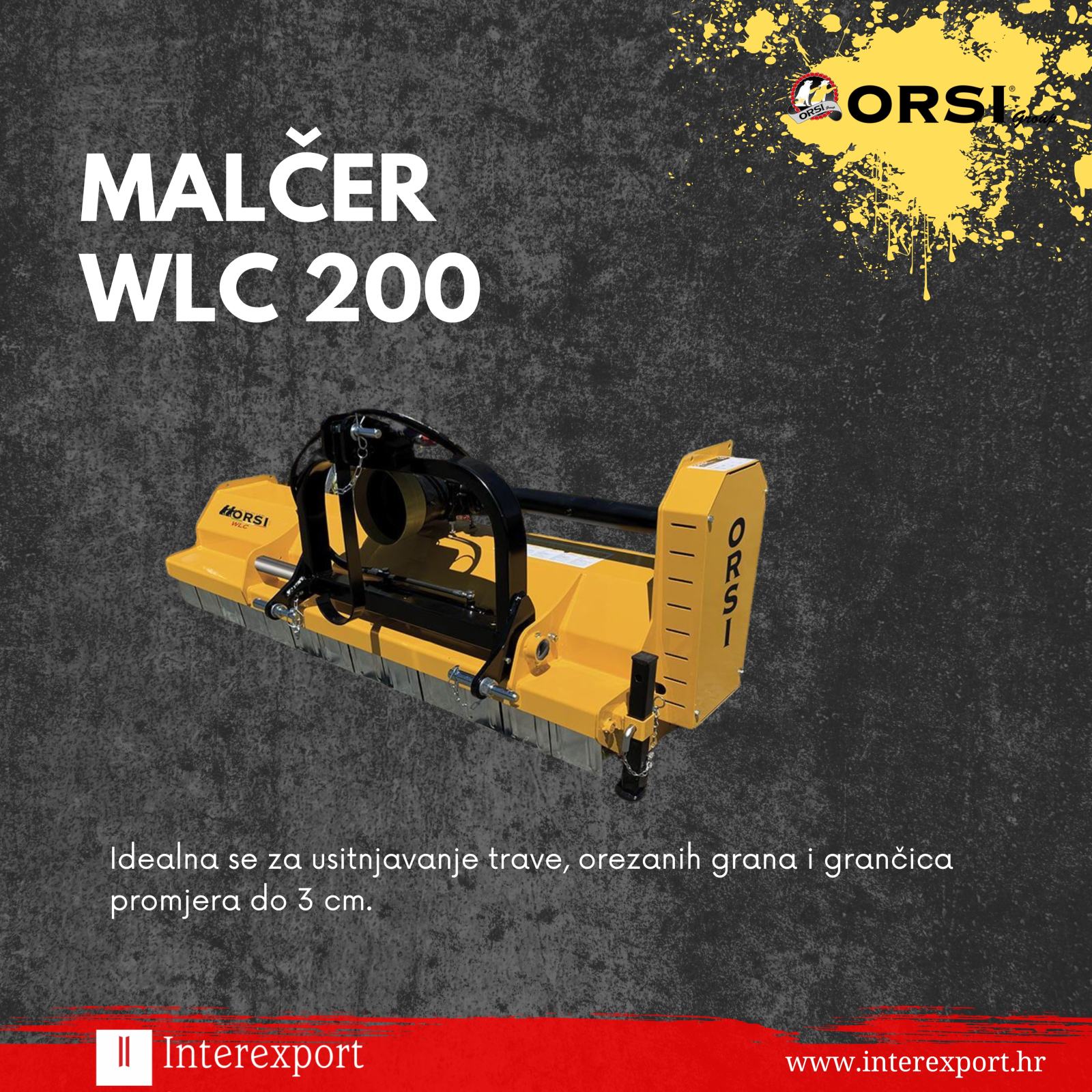 Malčer ORSI WLC 200