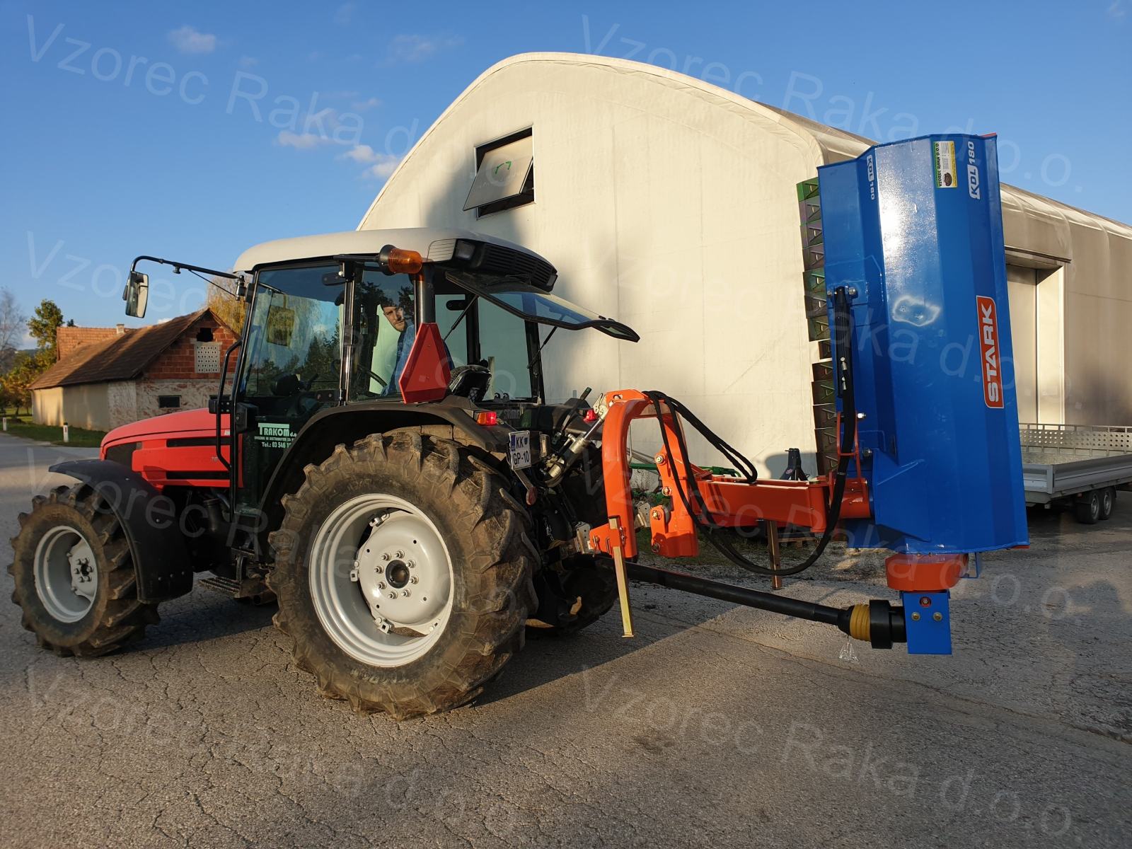 Malčer STARK KDL 180, 2x pomak