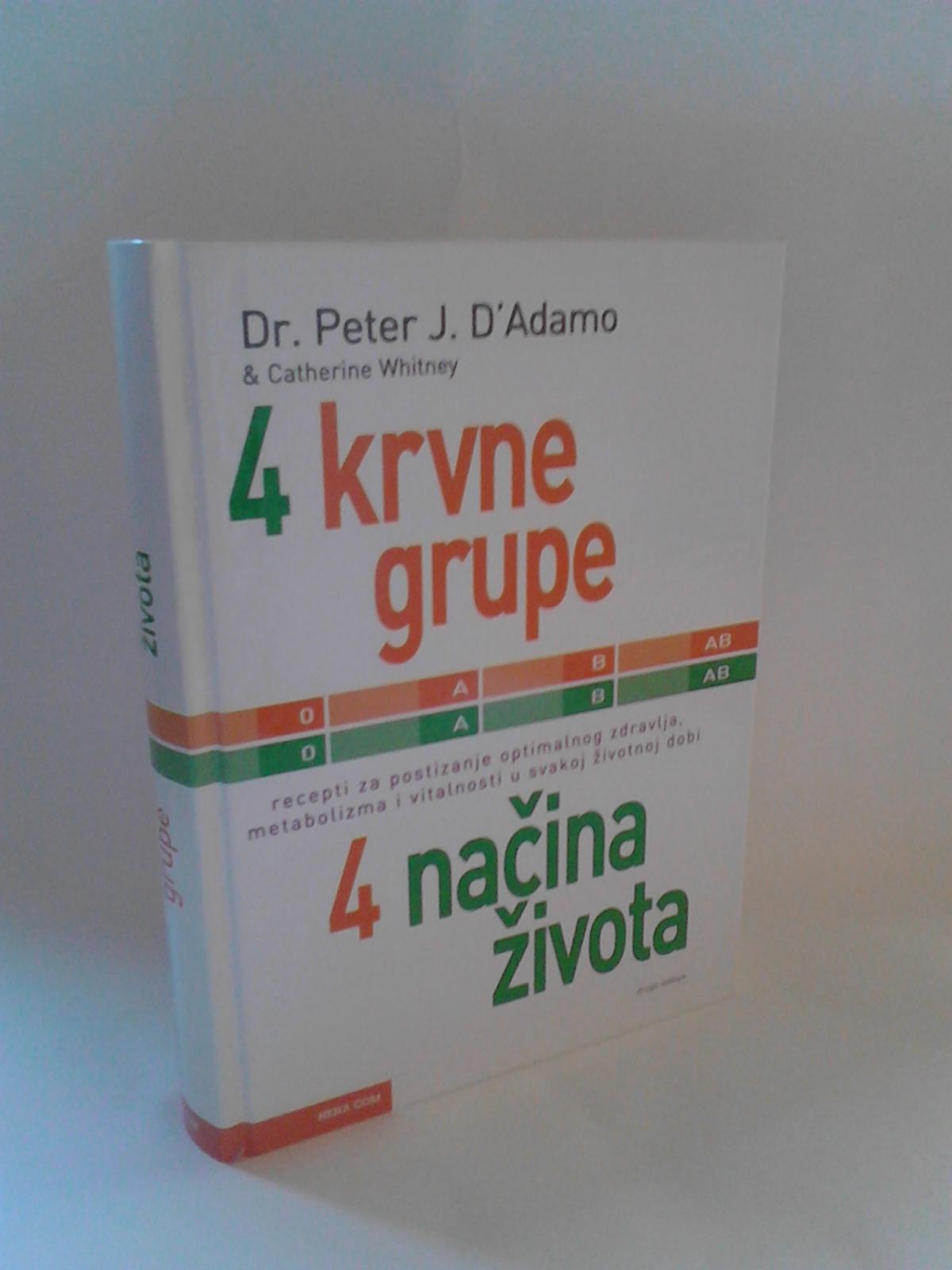 4 krvne grupe - 4 načina života (Dr. Peter J. D´Adamo)