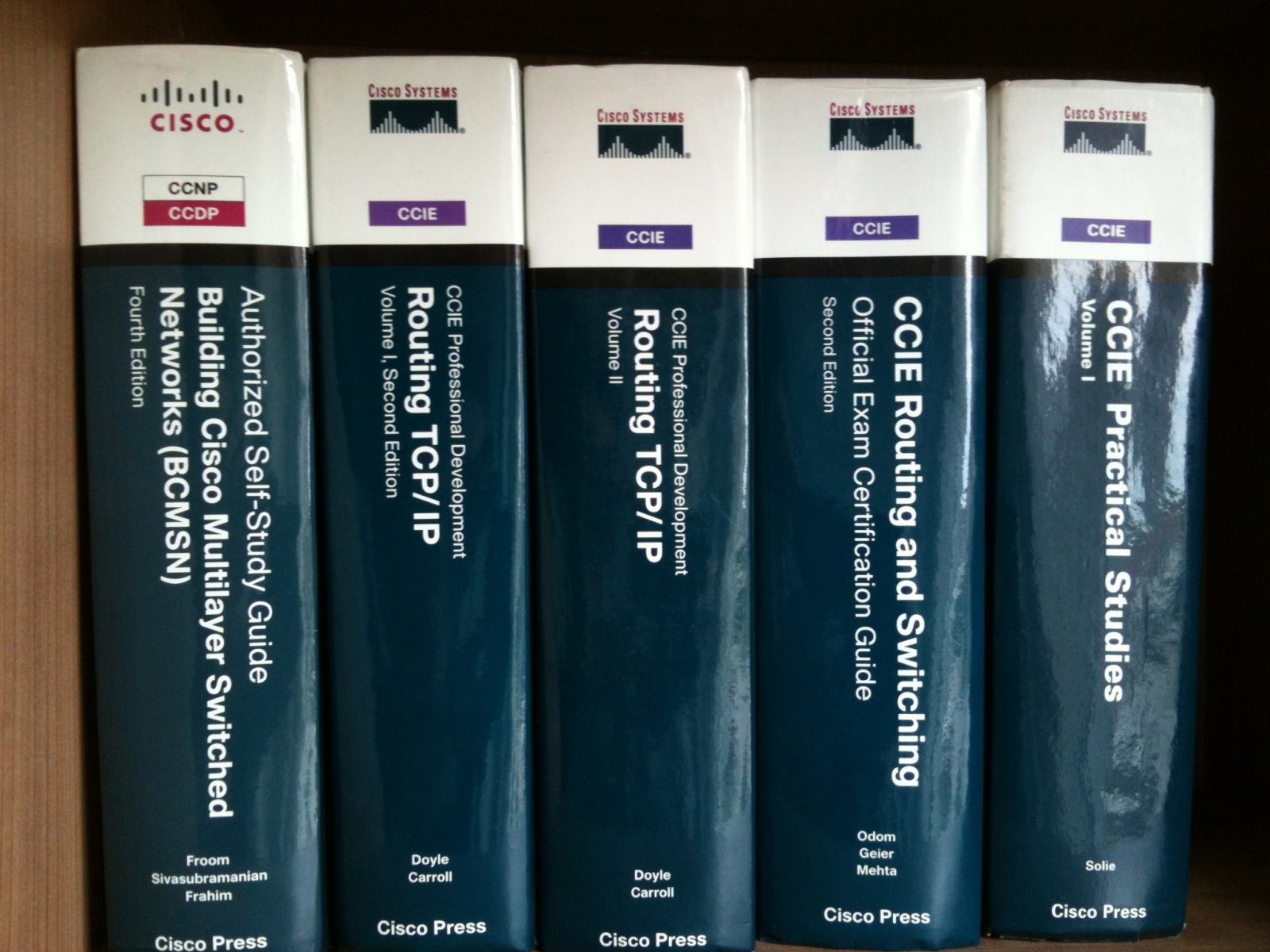 Komplet 5 Cisco Press knjiga za CCIE Routing&Switching