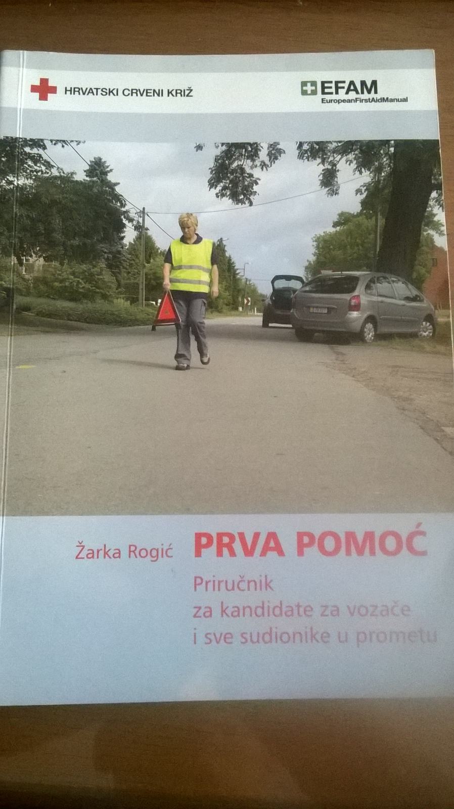 Prva pomoć, knjiga, knjižica prve pomoći, vozački ispit, auto