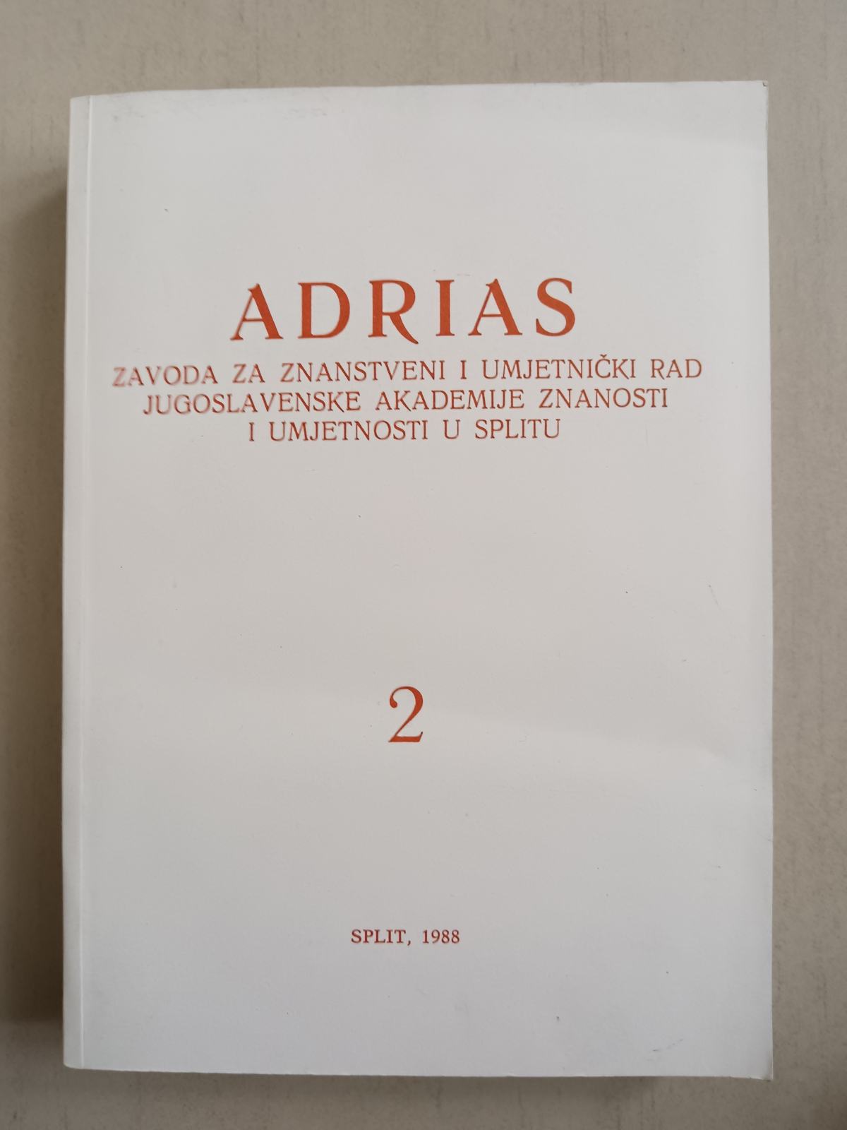 Adrias 2 (Split, 1988.)