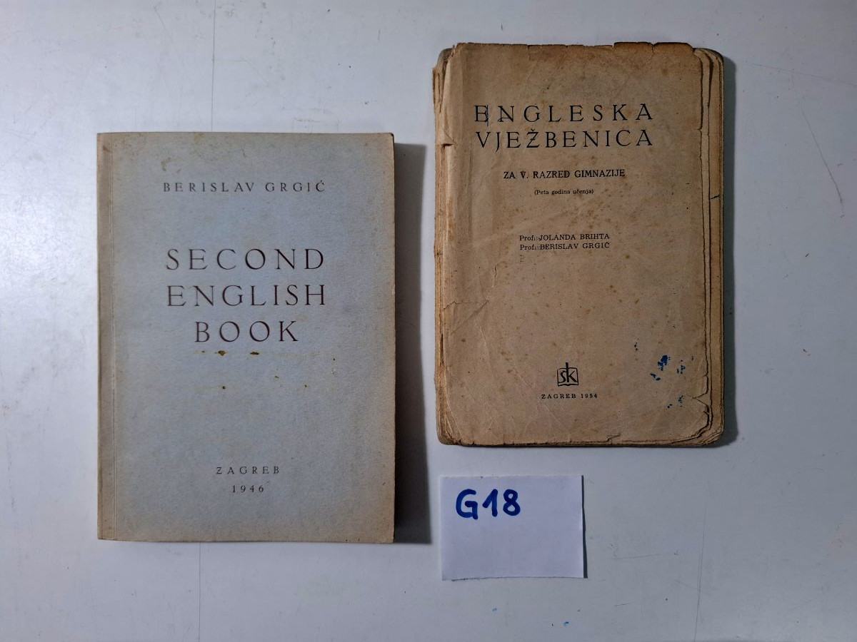 Dvije knjige za učenje i vježbanje engleskog jezika.