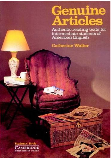 Genuine Articles Students book: Authentic Reading Tasks for Intermedi