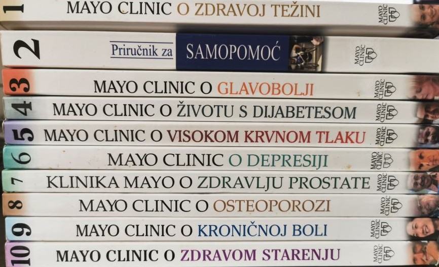 Mayo klinika komplet 10 knjiga