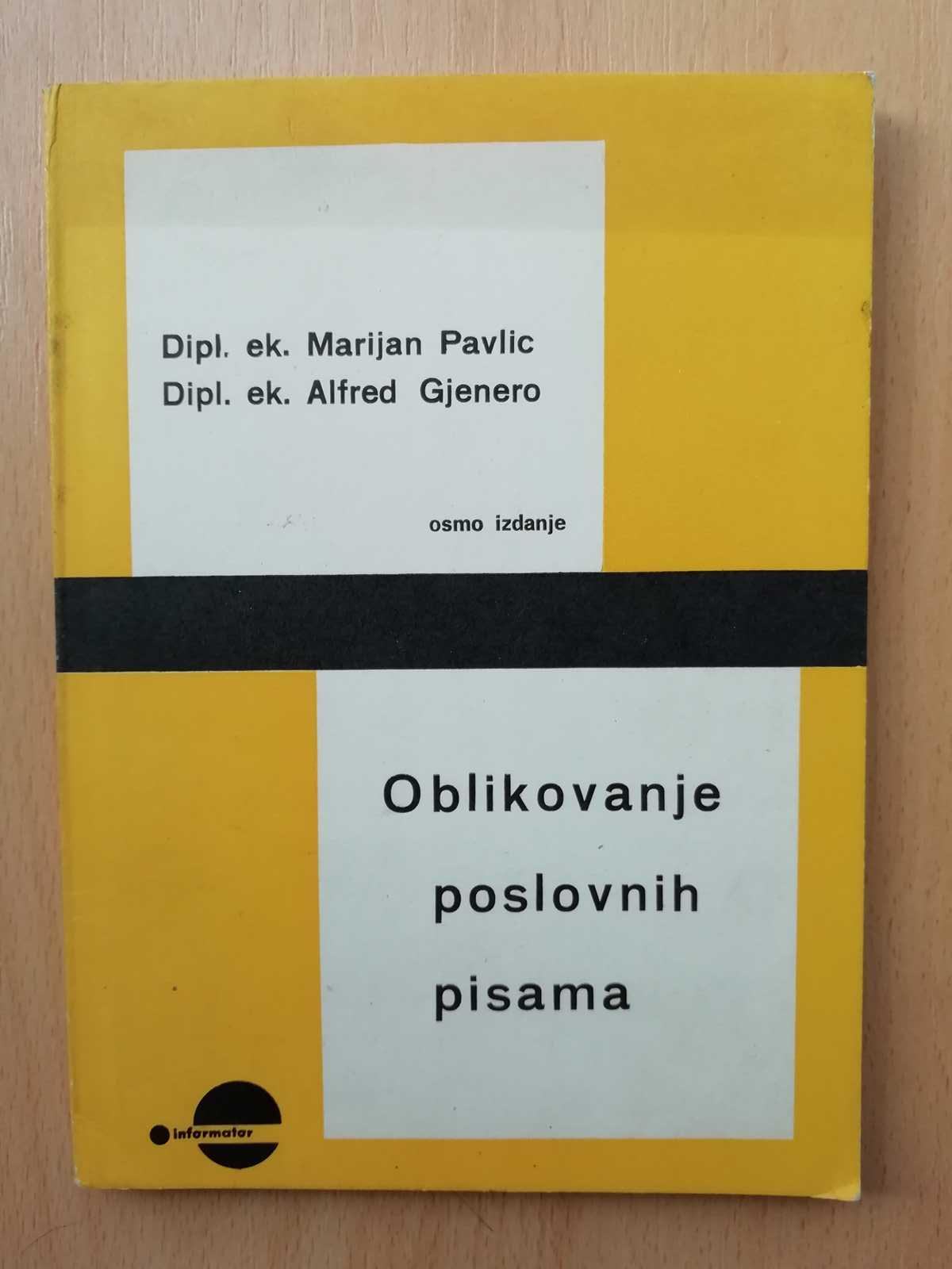 Pavlic, Gjenero - Oblikovanje poslovnih pisama