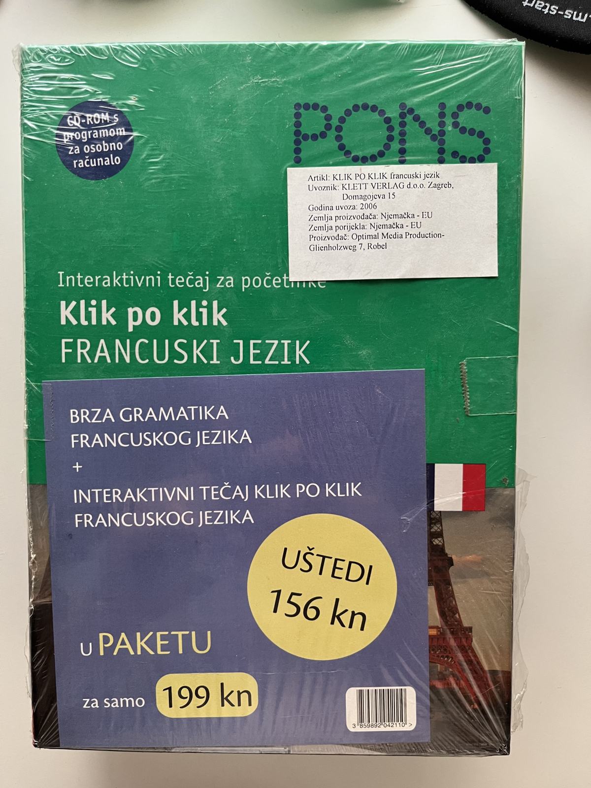 PONS francuski jezik - Klik po klik + brza gramatika