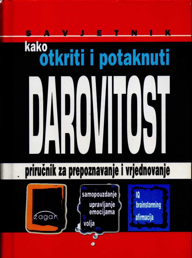 ŠTEFANIJA VODOPIJA : Kako otkriti i potaknuti darovitost : Savjetnik