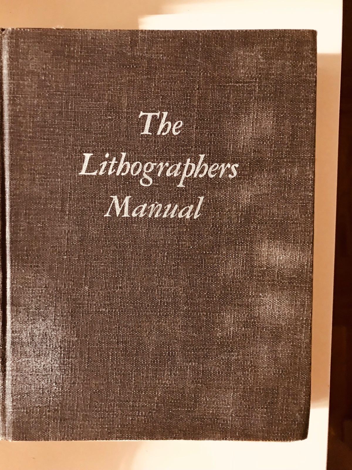 The Lithographers manual