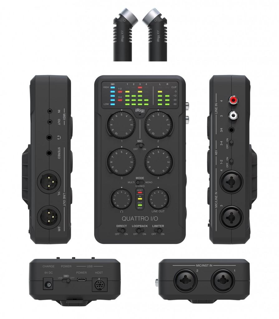IK Multimedia Audio Interface iRig Pro Quattro I/O DELUXE NOVO***