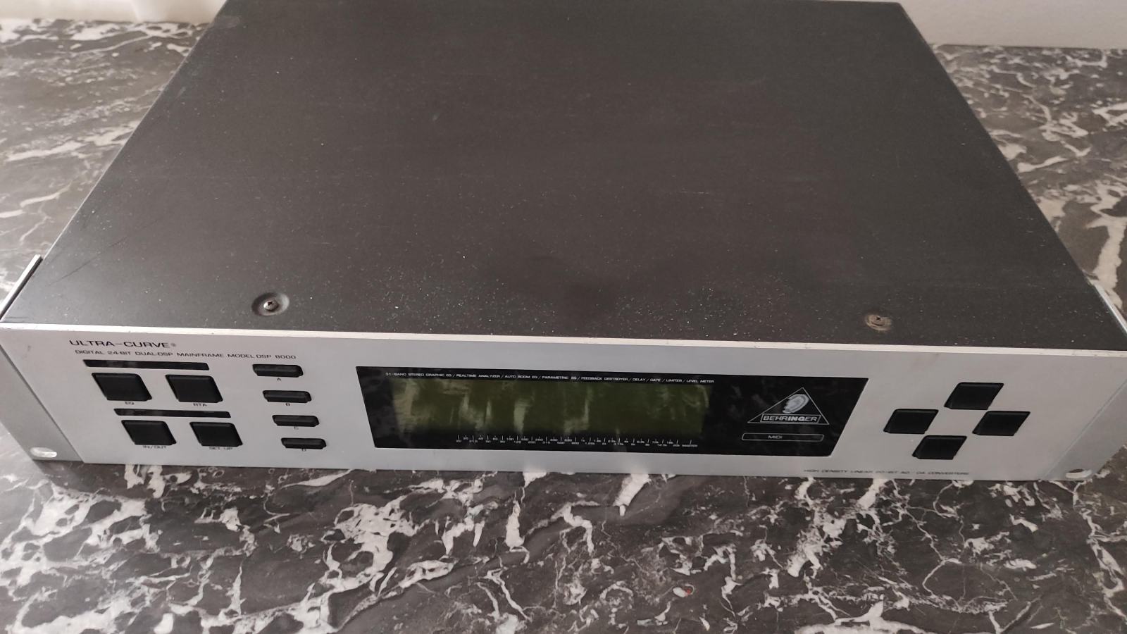 Behringer Graphic Equalizer Ultra Curve Digital Dual DSP 8000