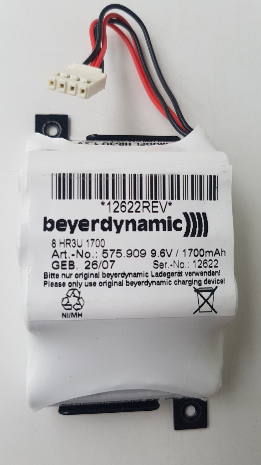 Punjive baterije 9,6V 1.700mAh Sanyo