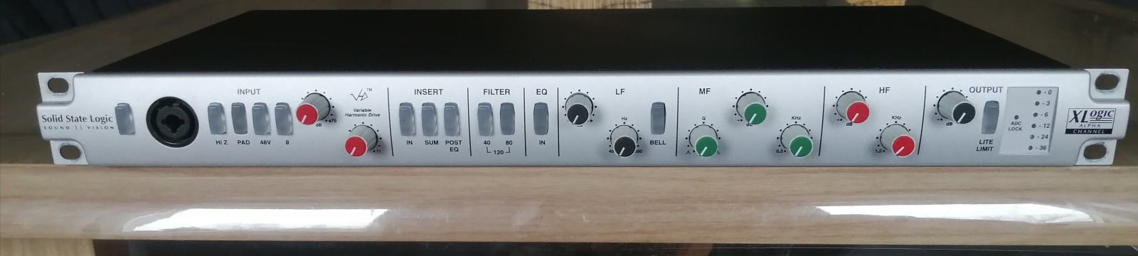 Solid State Logic X Logic Alpha Channel, mic/instr/line preamp