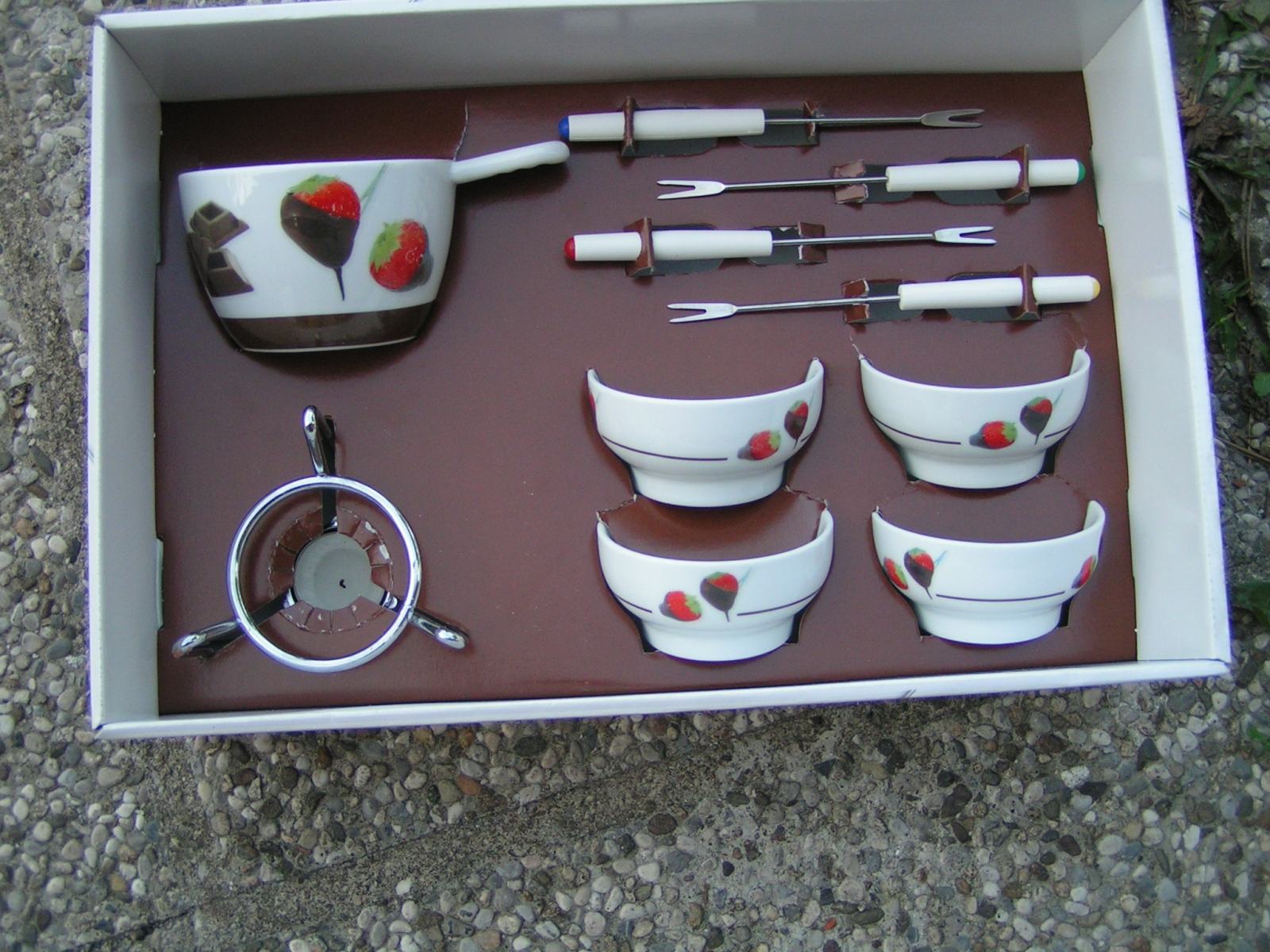 Servis za čokoladni fondant