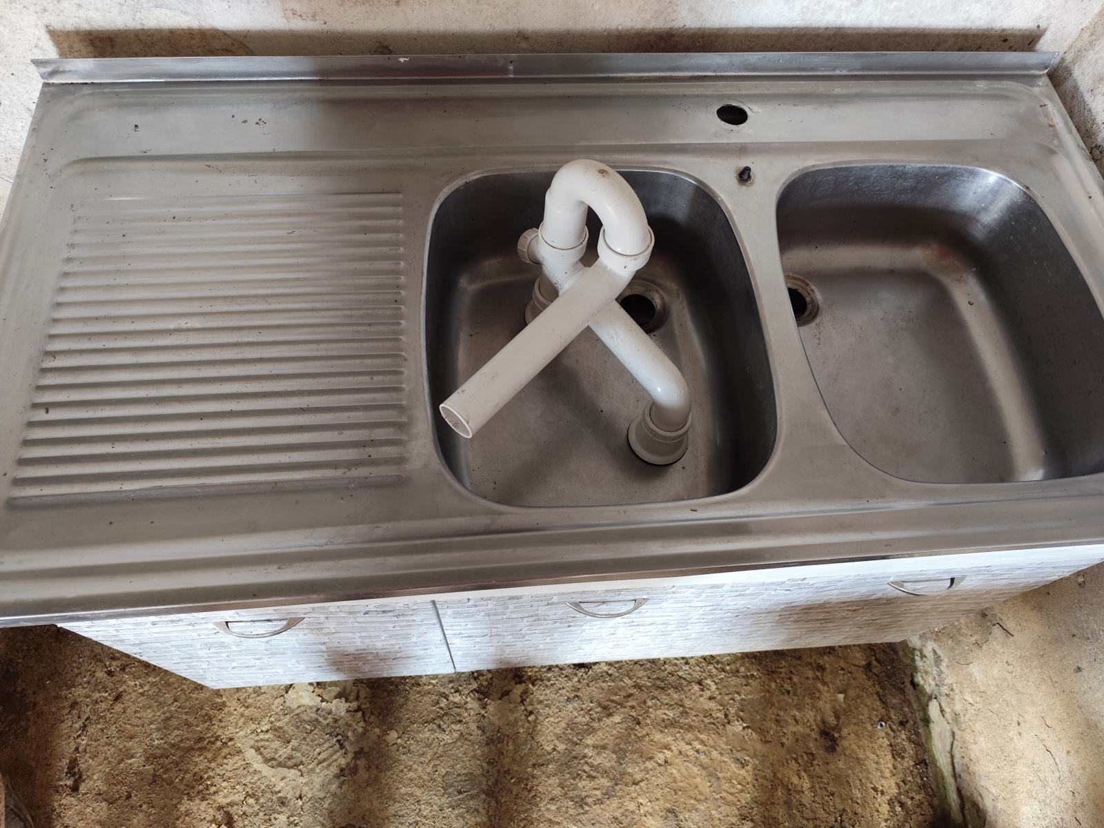 Sudoper inox 120x60