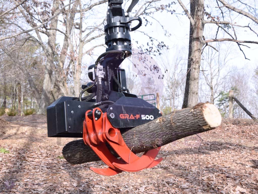 Grajfer za obaranje stabala sa motornom pilom