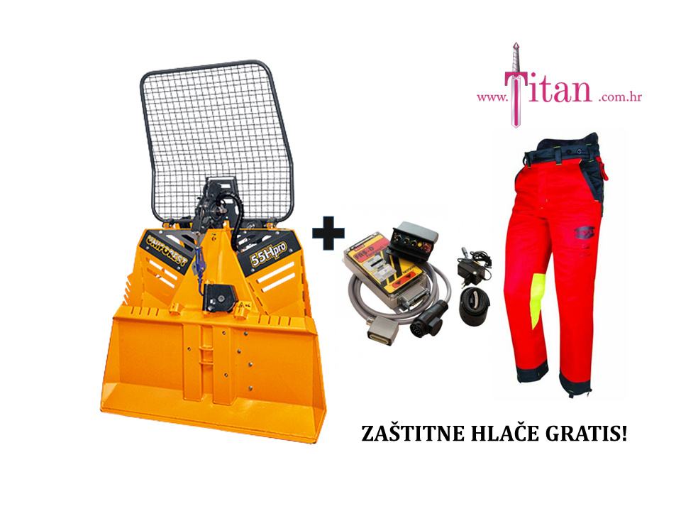 UNIFOREST VITLO 55Hpro 1,8m + DALJINSKI