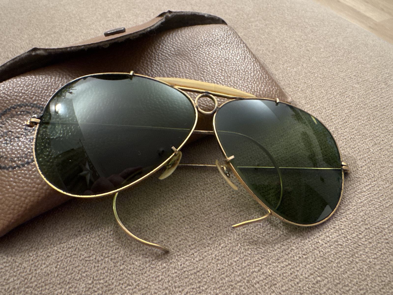 Vintage Ray Ban Shooter Aviator 1970s, original
