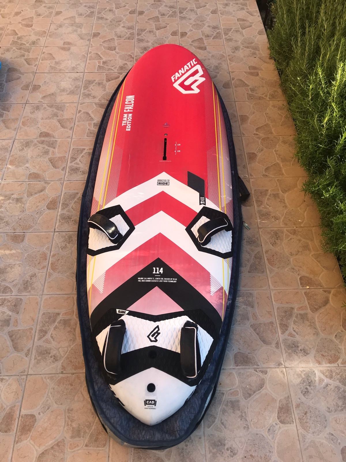 Fanatic Falcon 114 slalom windsurf daska