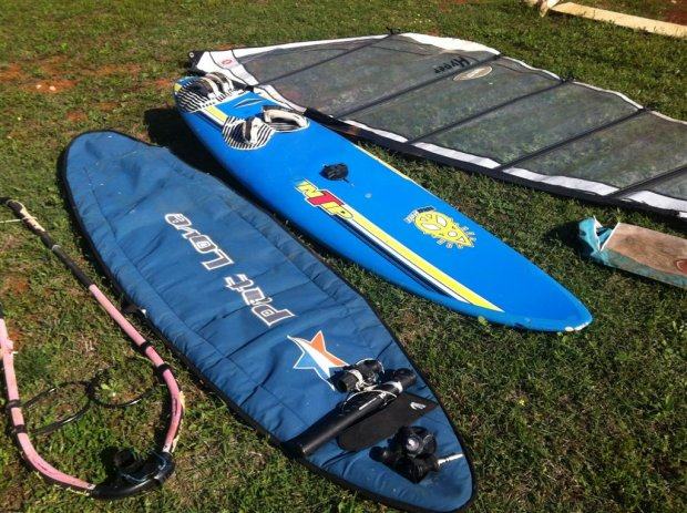 Windsurf oprema komplet - daska RFREE i HOT SAILS jedro