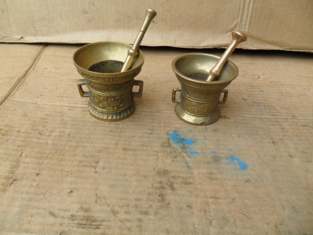 Avan, stupa ili mužar mesingani manji dva komada