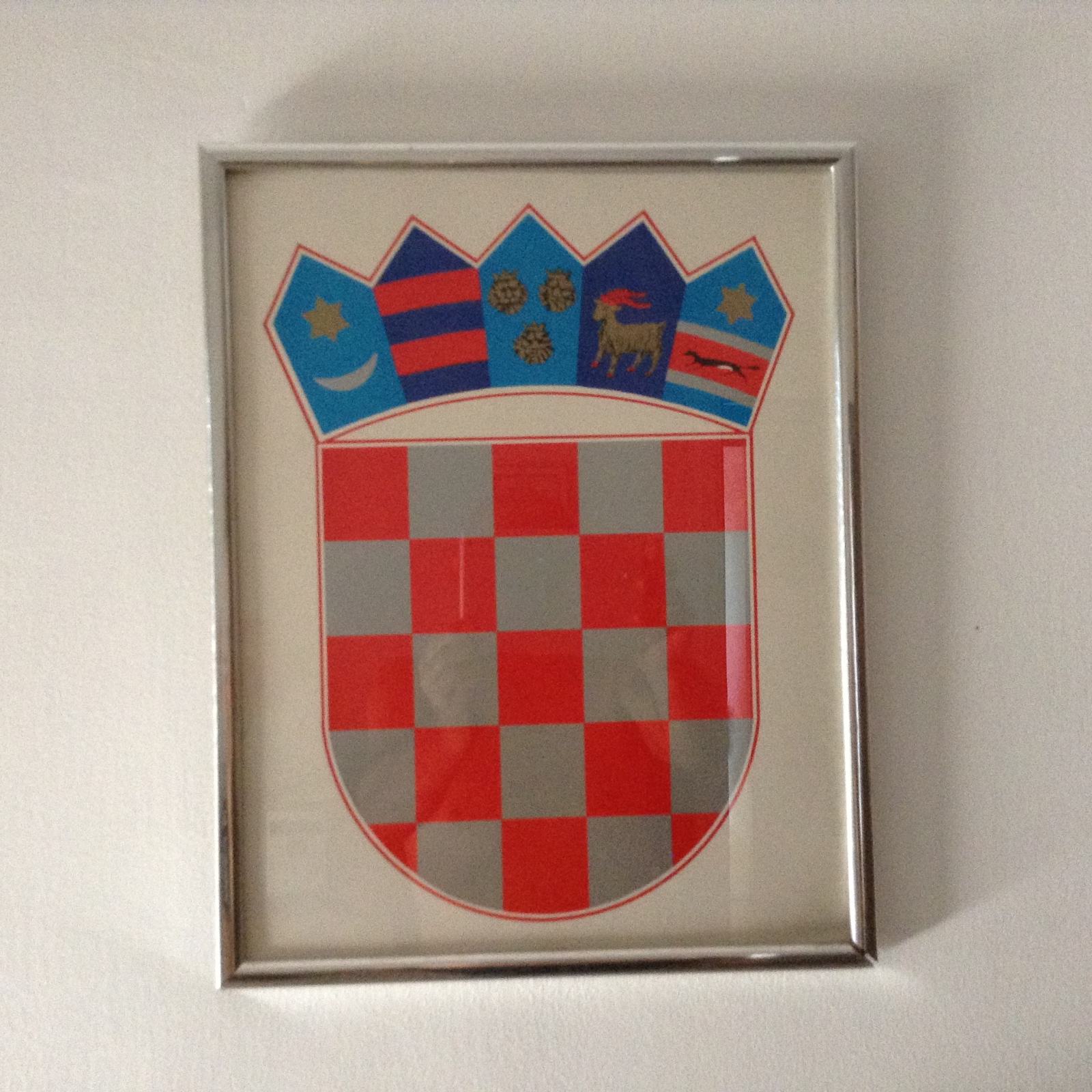 Hrvatski grb 42x34cm