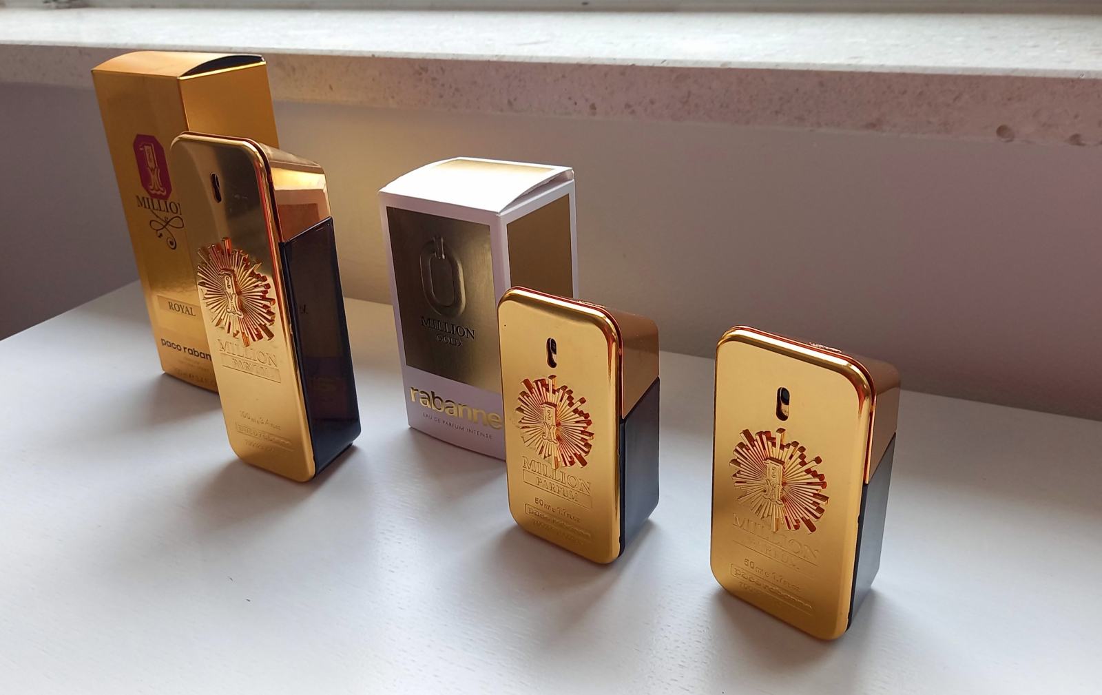 Za kolekcionare: 3 staklene bočice od parfema PACCO RABANNE 1 MILLION