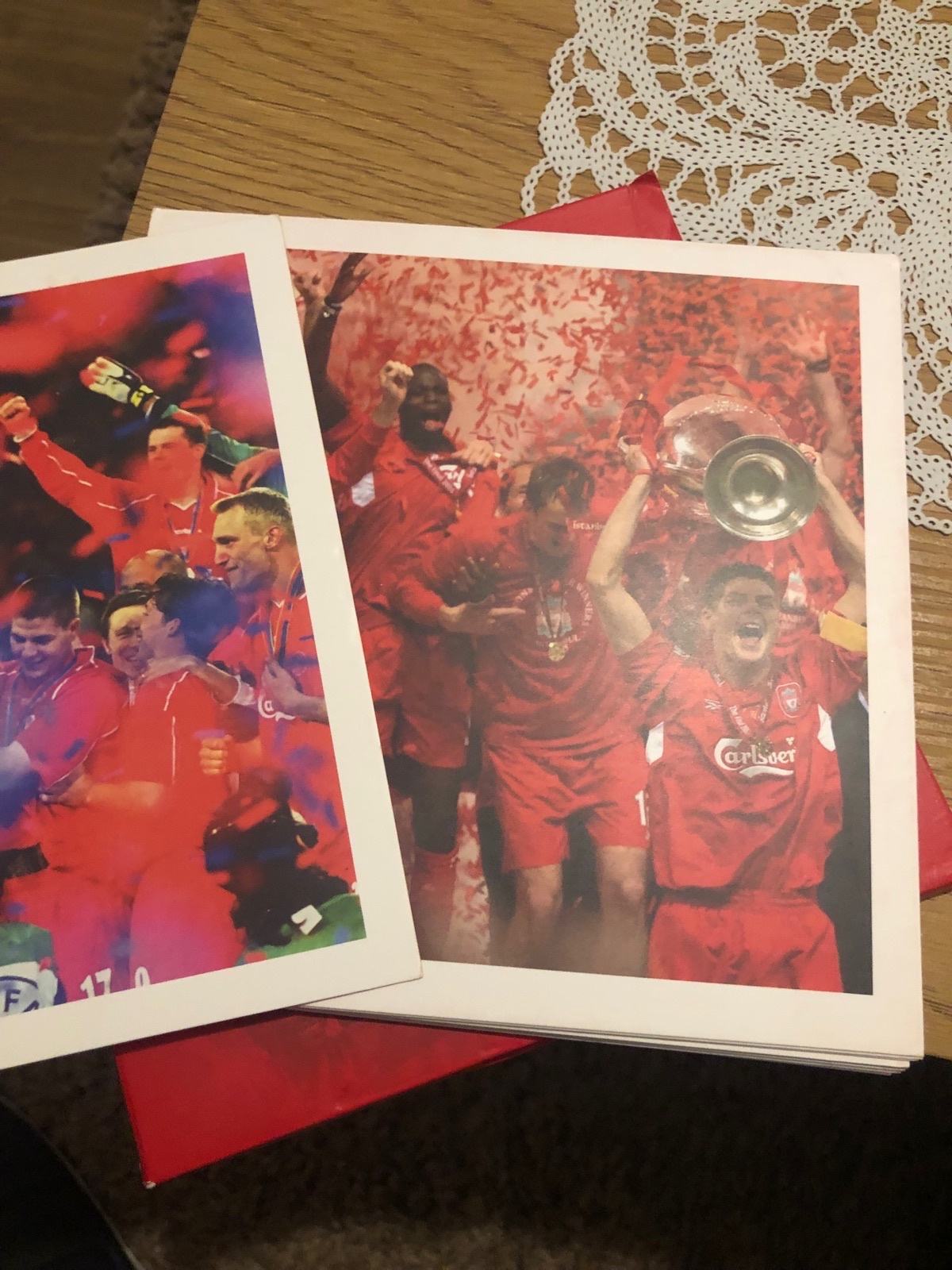 Liverpool memorial cards