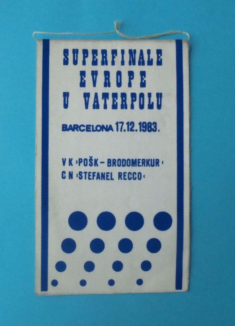 POŠK-BRODOMERKU (Split) v STEFANEL RECCO - 1983 waterpolo superfinale