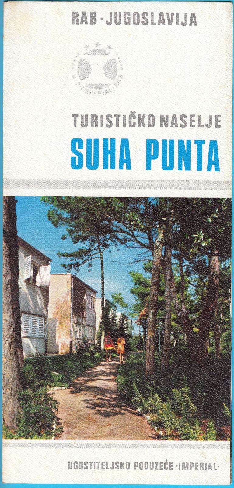 RAB - SUHA PUNTA (Otok Rab) ex Yu turistička brošura prospekt iz 1969.