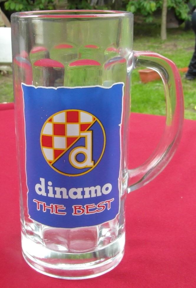 Stara staklena krigla Dinamo the best