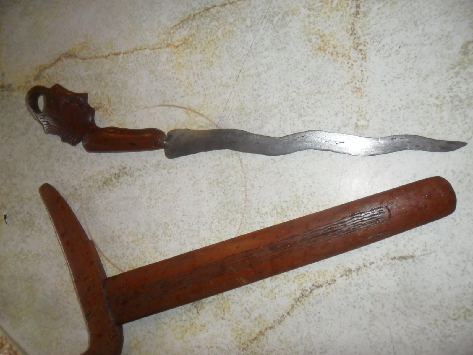 stari bodež iz afrike-ručni rad