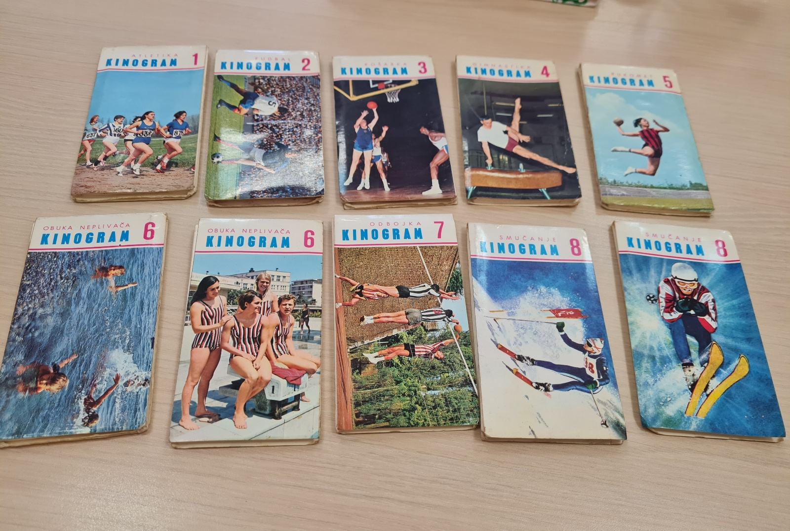 Stari sportski Kinogram - Komplet sportskih dokumenata