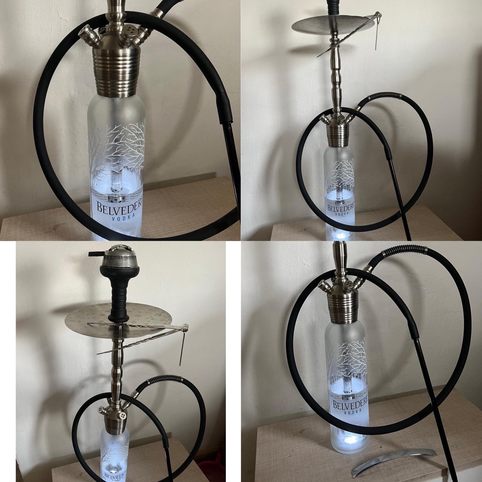 BELVEDERE NARGILA SHISHA HOOKAH Caesar Premium x Belvedere Vodka TOP