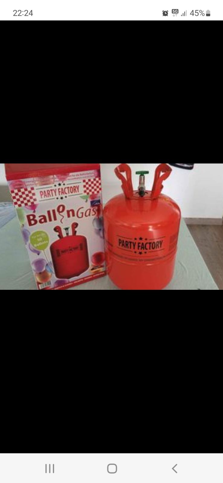 Boca za helij-prazna