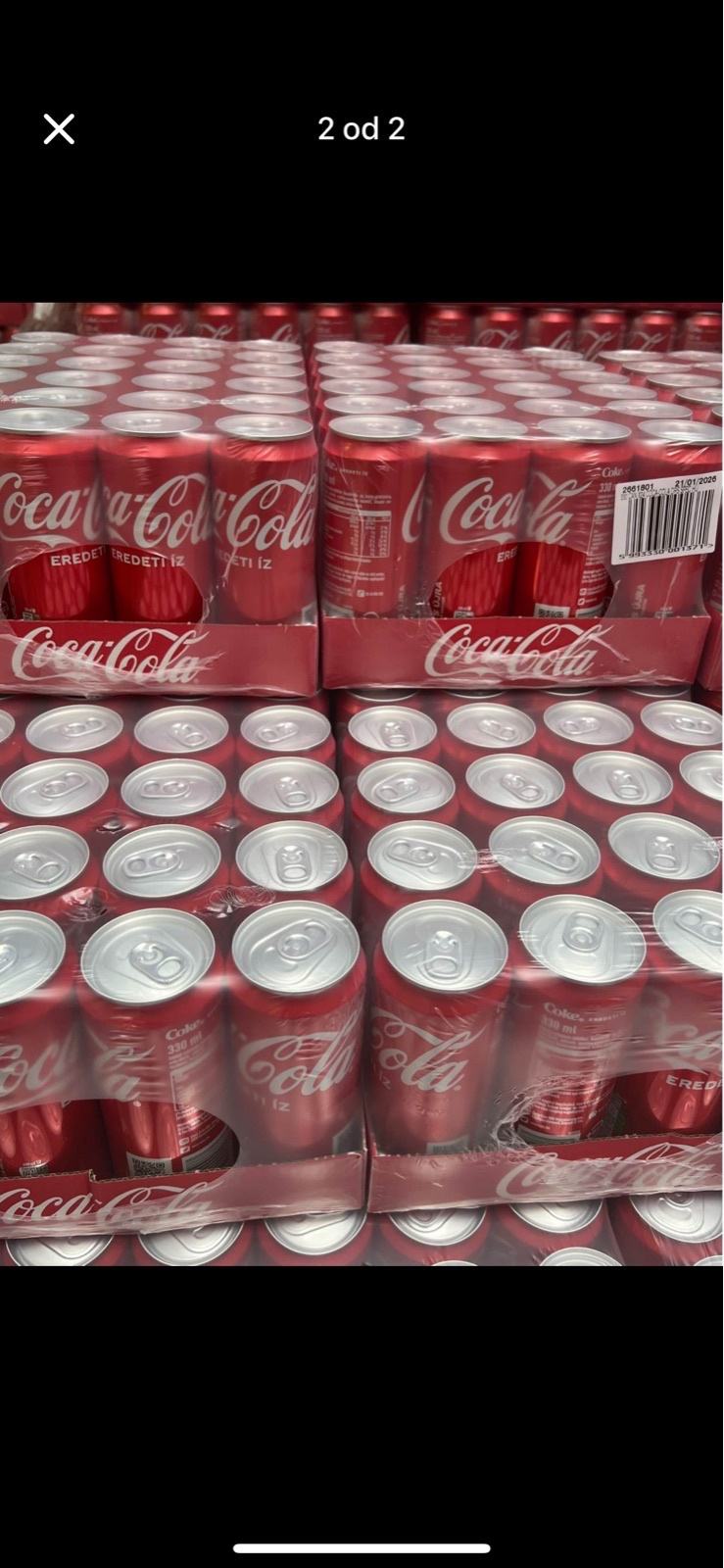 Coca cola 0,33 l limenka